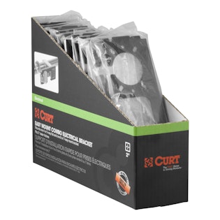 CURT 58000010 Easy-Mount Wiring Brackets for 4 or 5-Flat & 6 or 7-Round ...