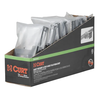 CURT 58001010 Easy-Mount Wiring Brackets for 4 or 5-Way Flat (2 ...