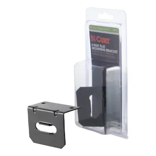 CURT 58301 Connector Mounting Bracket for 4-Way Flat (Packaged)