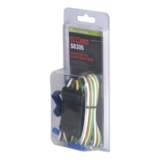 CURT 58305 4-Way Flat Connector Plug & Socket with 12 & 48 Wires ...