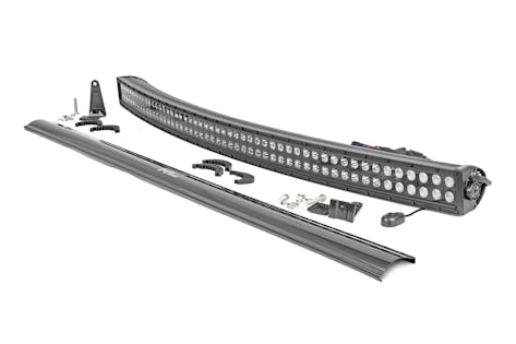 Rough Country 72950BL 50-inch Black Series Dual Row Curved CREE LED ...