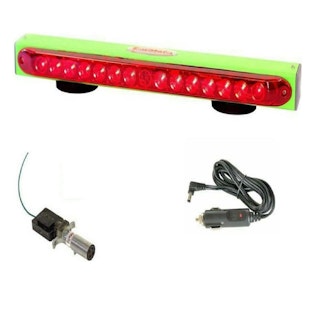 Towmate Green Limelight 22" Wireless Tow Light with 4 Pin Round ...