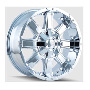 Mayhem 8040-8978C Single 18x9 Tank Chrome 8x180 25 Offset Wheel
